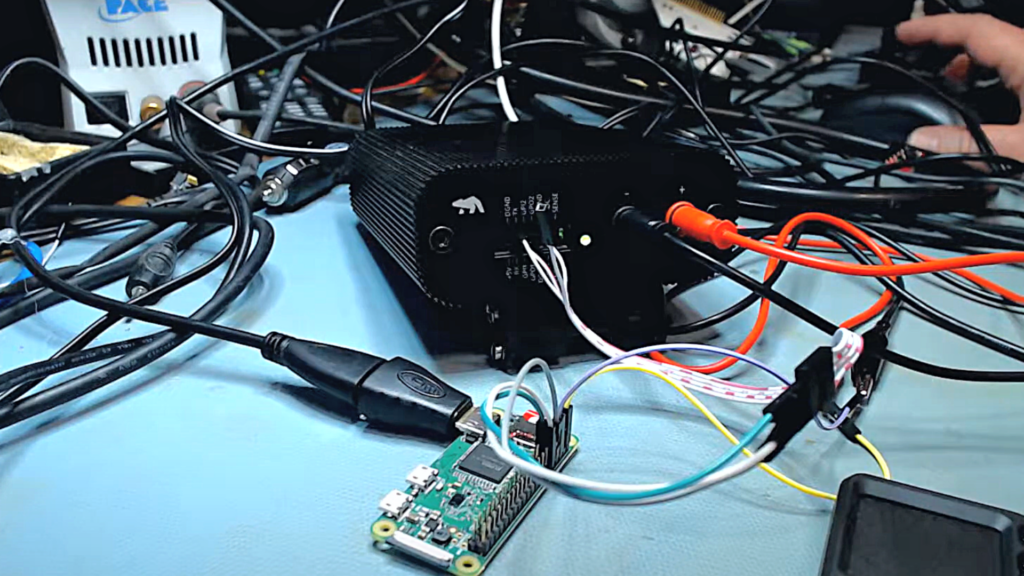 Otii in use with Raspberry Pi Zero W power analysis