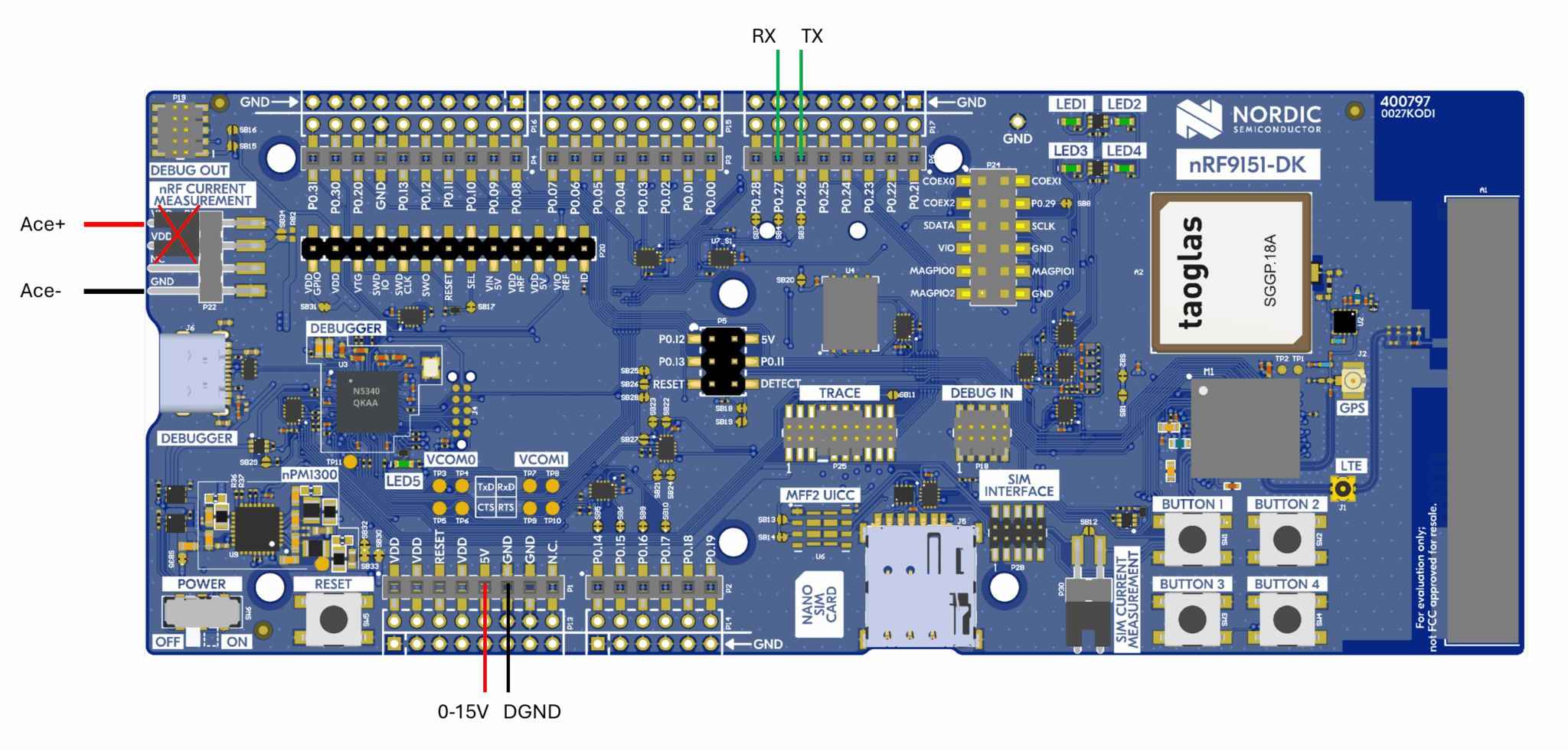 Measuring LTE power save modes on Nordic's nRF9151-DK